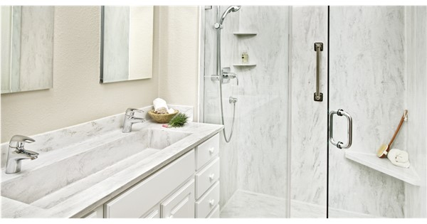 ComfortStone Solid Surface Luxury Bath Remodel | Comfort Showers & Baths