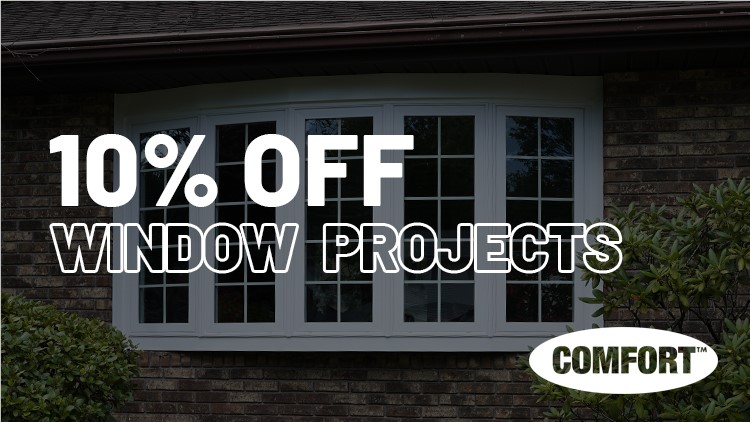 10% Off Window Projects This Month