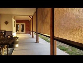 Motorized Screen Installation | Ontario Motorized Screen Company