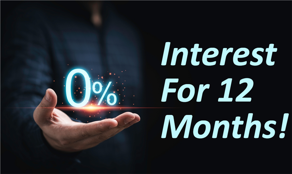 12 months 0% interest | KVN Construction